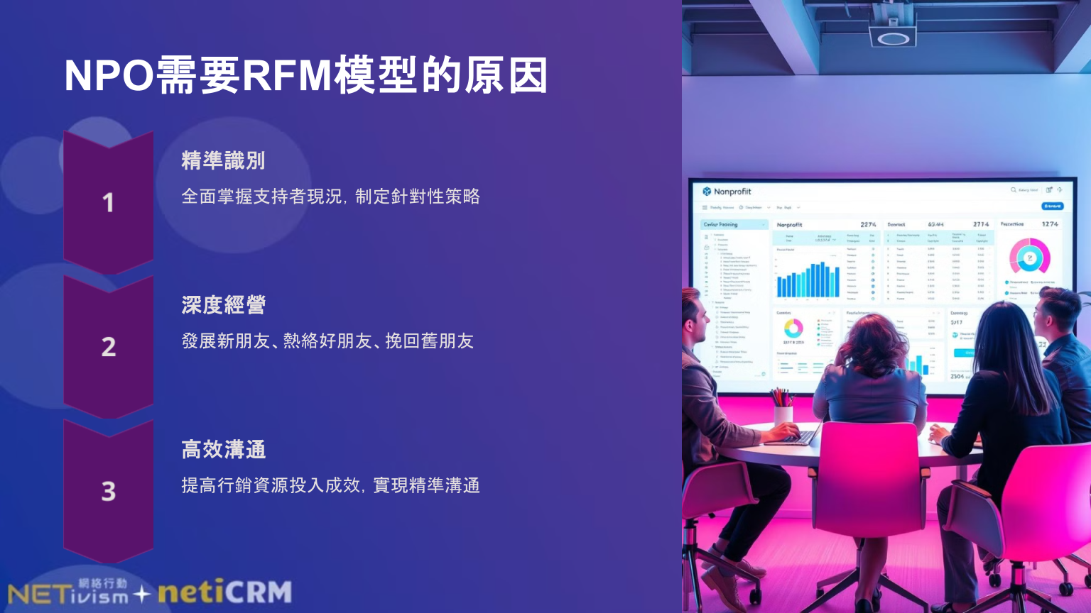 「CRM交流小聚」 #002-行銷關鍵 RFM ？！ | netiCRM 非營利組織專屬支持者關係管理系統